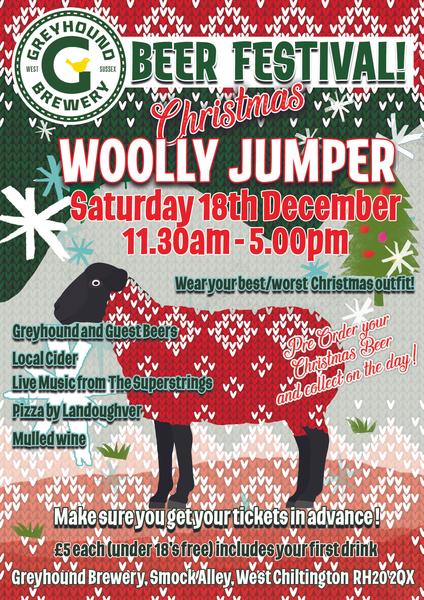 Greyhound Brewery Christmas Beer Festival - Storrington, West Sussex