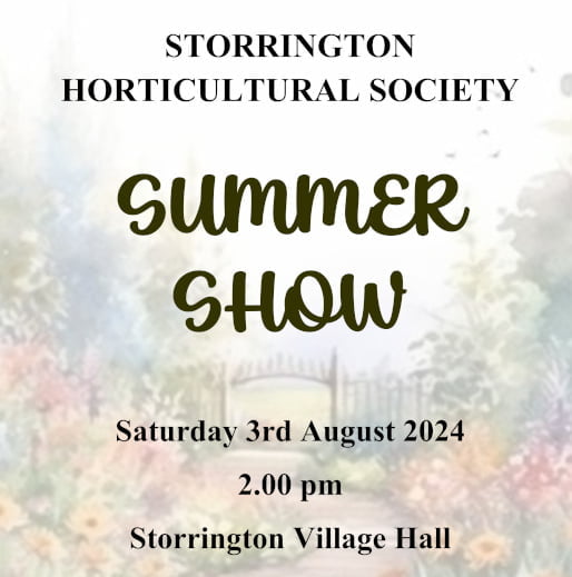 Storrington Horticultural Society Summer Show 2024 - Storrington, West ...