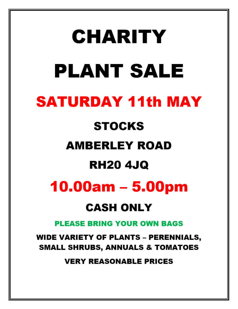 Charity Plant Sale - Storrington, West Sussex