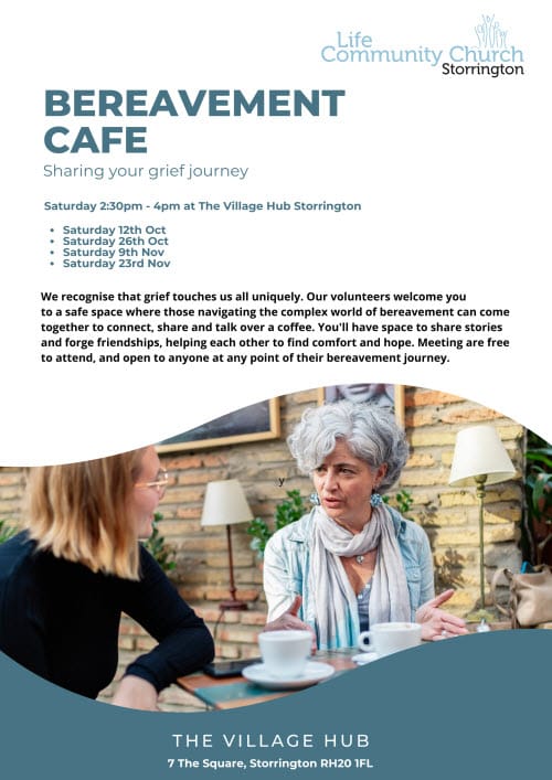 Bereavement Cafe - Storrington, West Sussex